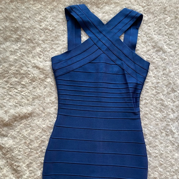 Dresses | Sexy Electric Blue Bodycon Dress | Poshmark